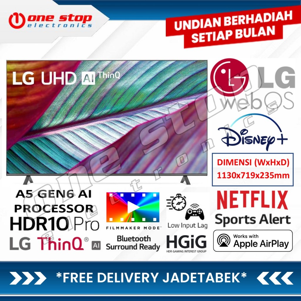 Jual LG 75UR7550 / UR7550 4K Smart UHD AI ThinQ TV 75 Inch ...