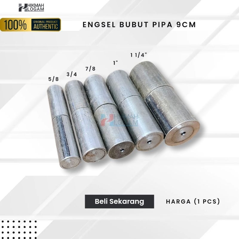Jual HL - Engsel Bubut Pipa 5/8 - 3/4 - 7/8 - 1" - 1 1/4" panjang 9cm ...
