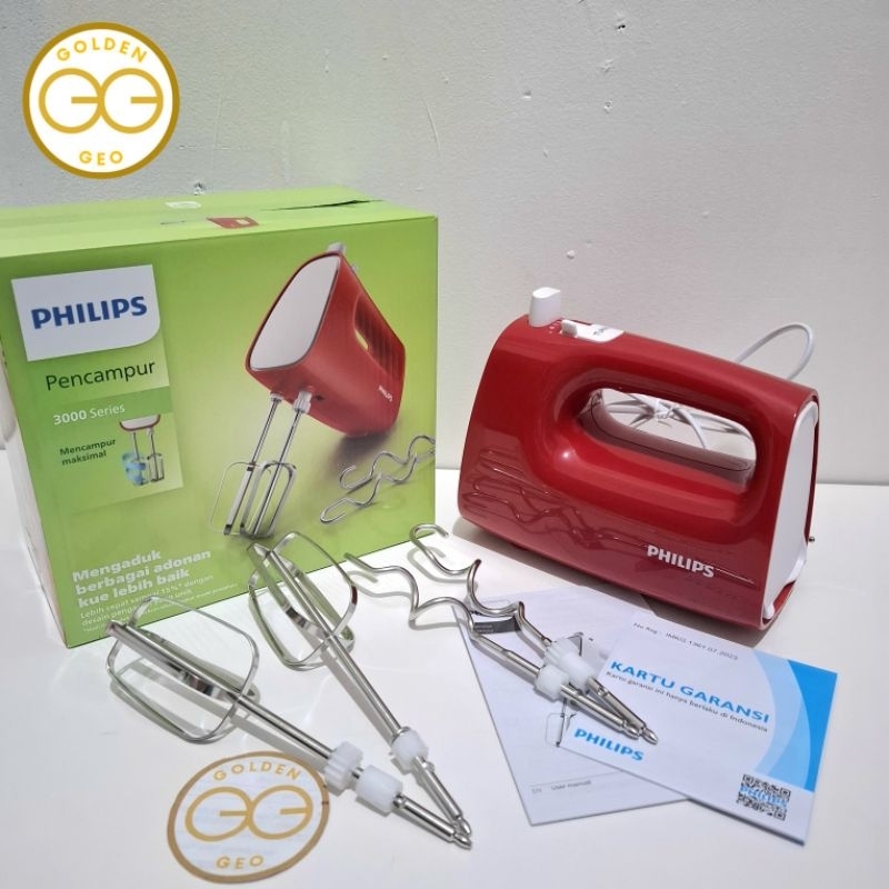 Jual Mixer Hand Mixer PHILIPS 3000 series ORIGINAL GARANSI RESMI (PPR ...