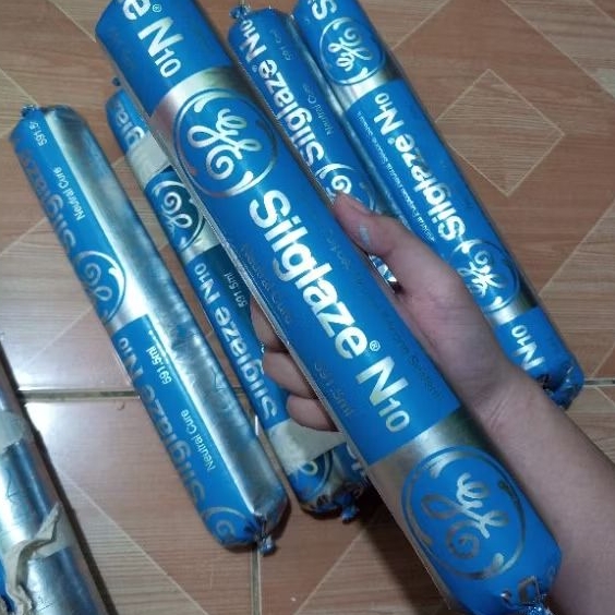 Jual Lem Silicone Sealant Sosis White - Silglaze N10 | Shopee Indonesia