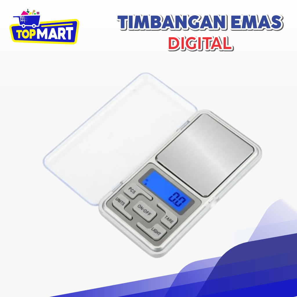 Jual TOPMART - Timbangan perhiasan emas akik digital 500 gram akurasi 0 ...
