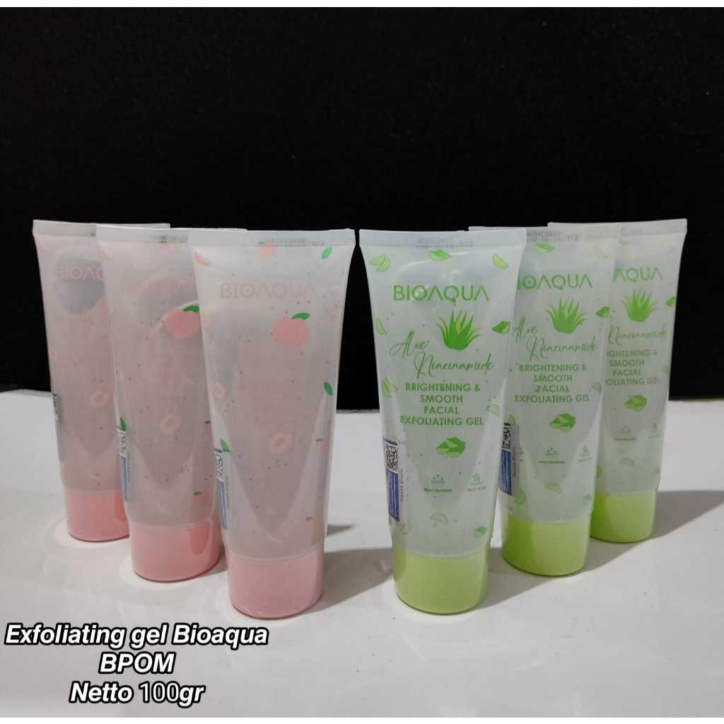 Jual BIOAQUA Scrub Wajah Peeling Gel Niacinamide Brightening & Smooth ...