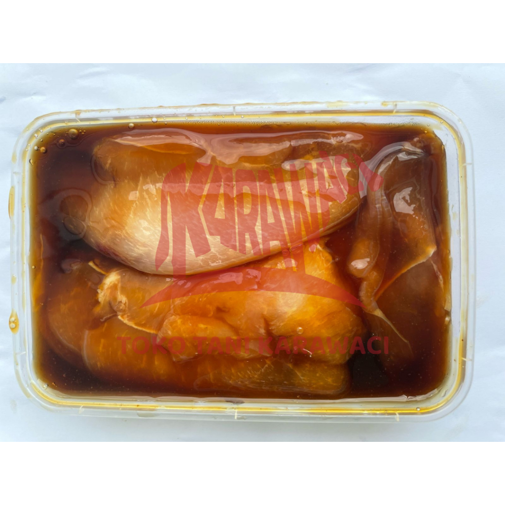 Jual Slice Marinasi Dada Ayam / Sliced Chicken Breast Marinated @500gr ...
