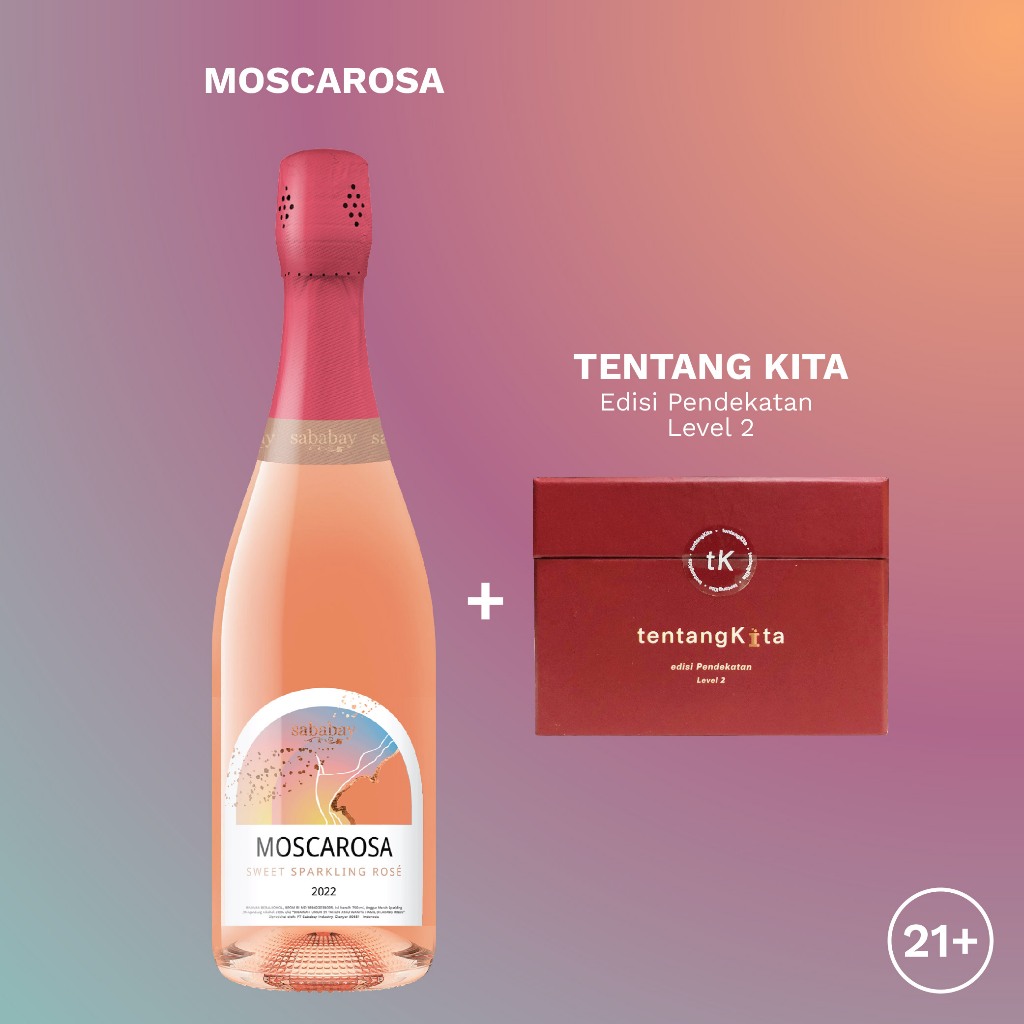 Jual Sababay Wine Bundling Sparkling Rose + Kartu Tentang Kita | Shopee ...