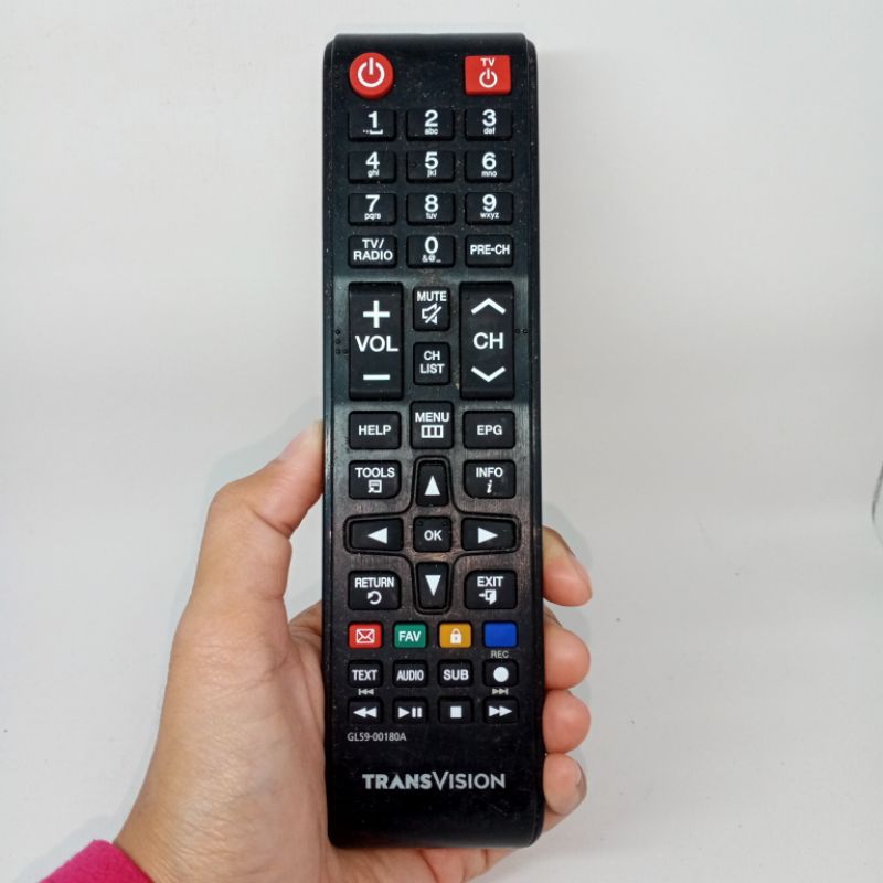 Jual Remote TV STB Digital Original Bergaransi Transvision GL59-00180A ...