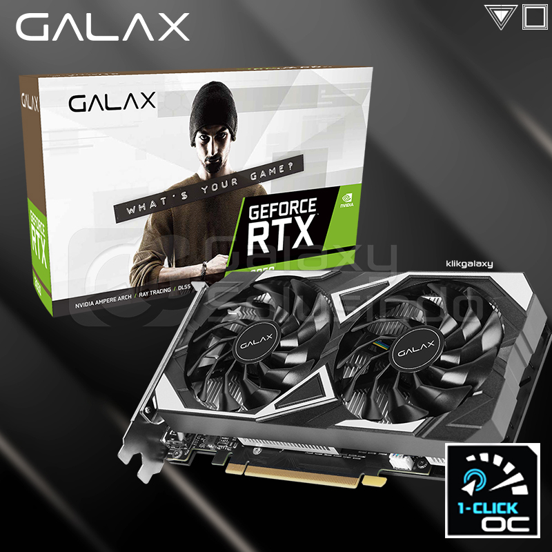 Jual GALAX GeForce RTX 3050 EX 6GB 1-Click OC GDDR6 - RTX3050 DDR6 ...