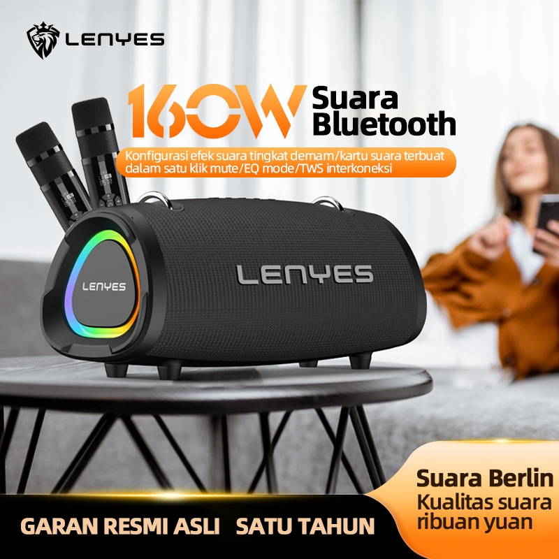 Jual LENYES S872 160W Outdoor KTV Wireless Speaker + Microphone Karaoke ...