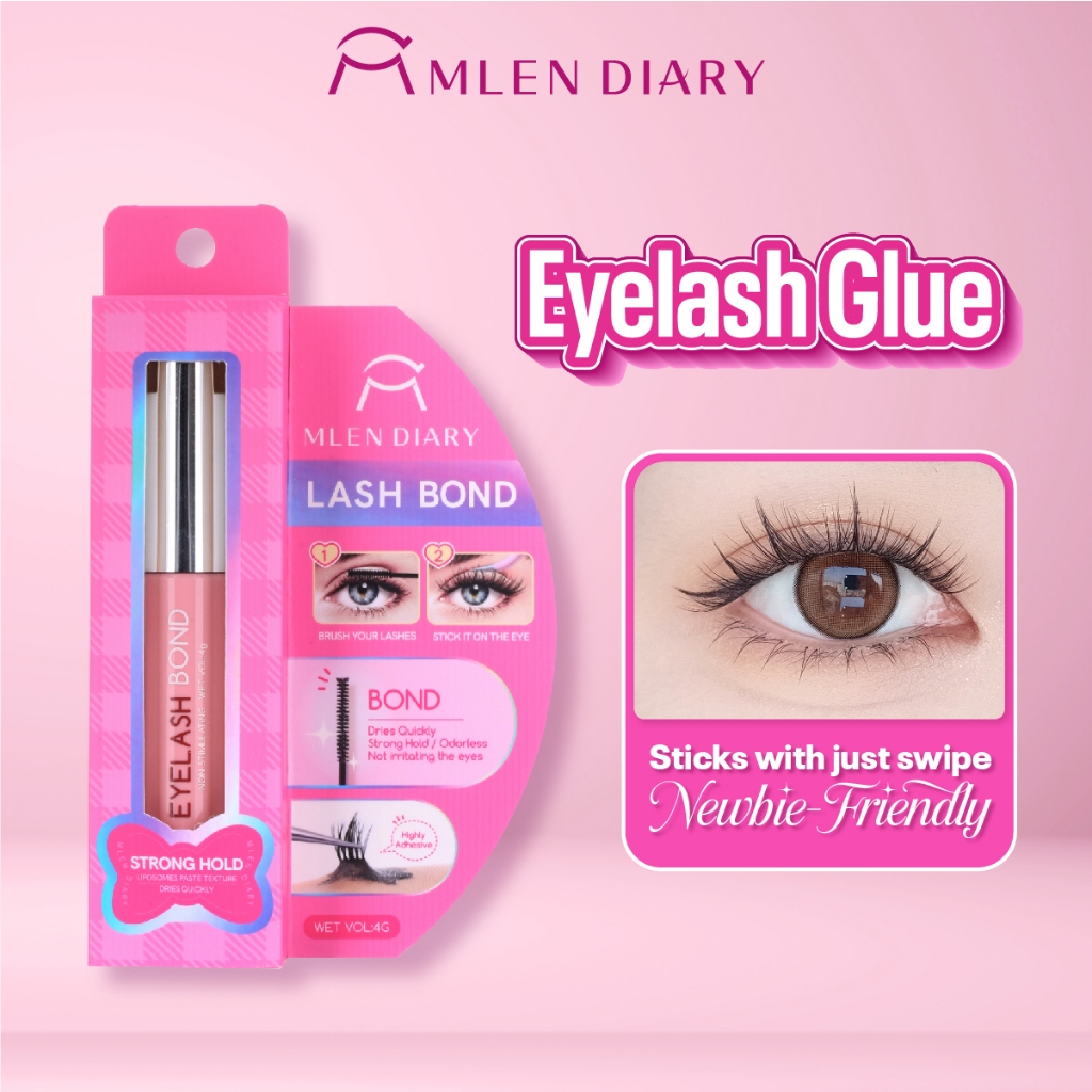 Jual Mlen Diary Lem Bulu Mata Lash Bond Desain Kepala Tunggal Daya Rekat Kuat Eyelash Glue ...