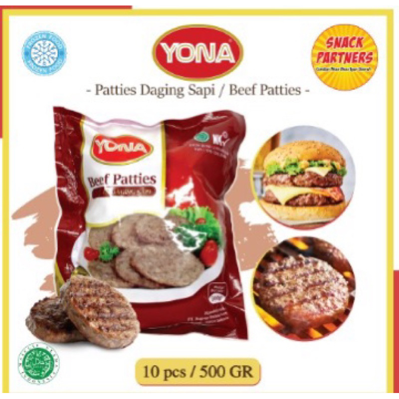 Jual Yona Beef Patties 500gr | Shopee Indonesia