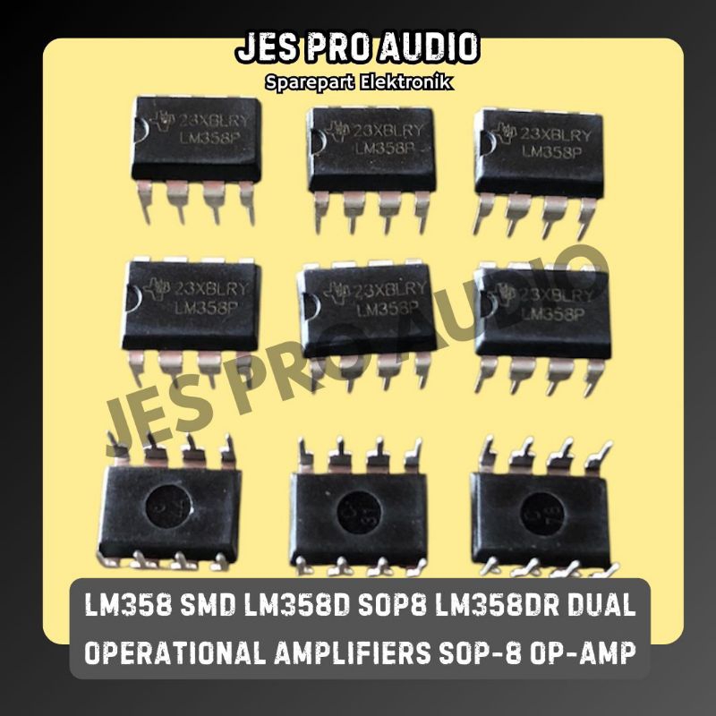 Jual LM358 SMD LM358D SOP8 LM358DR DUAL OPERATIONAL AMPLIFIERS SOP-8 Op ...