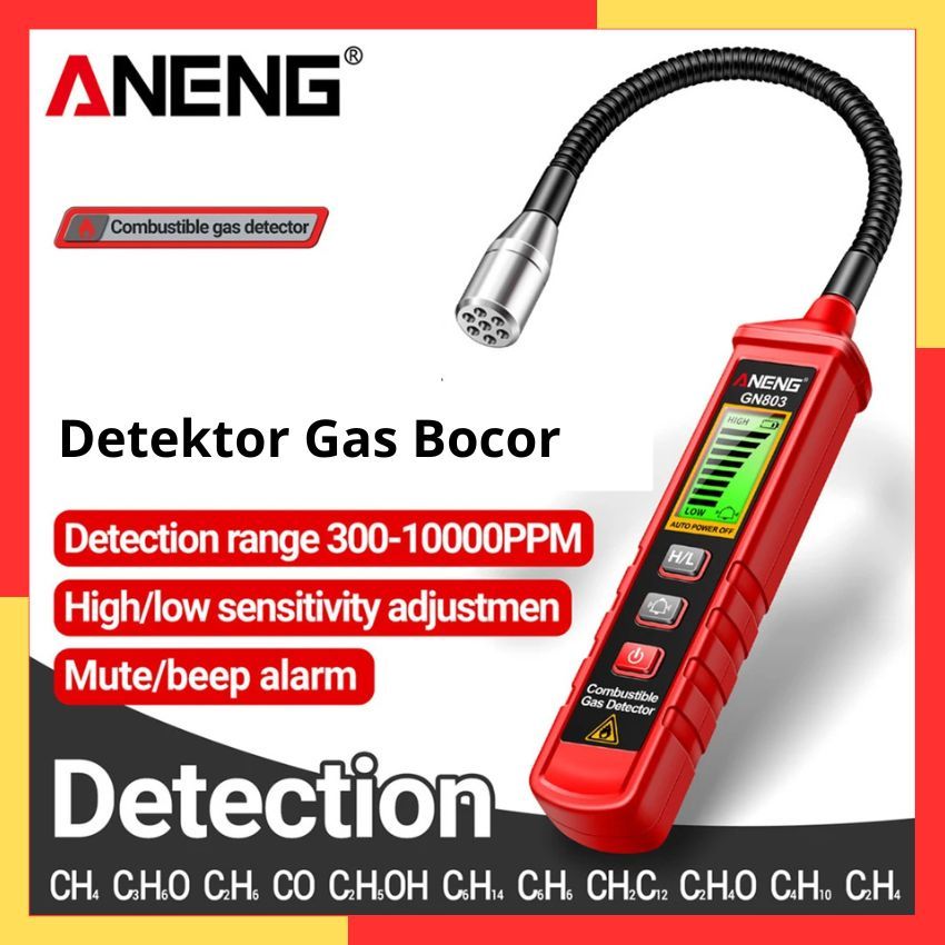 Jual Alat Detektor Gas Bocor Tester Digital Gas Sensor Suara Leak ...