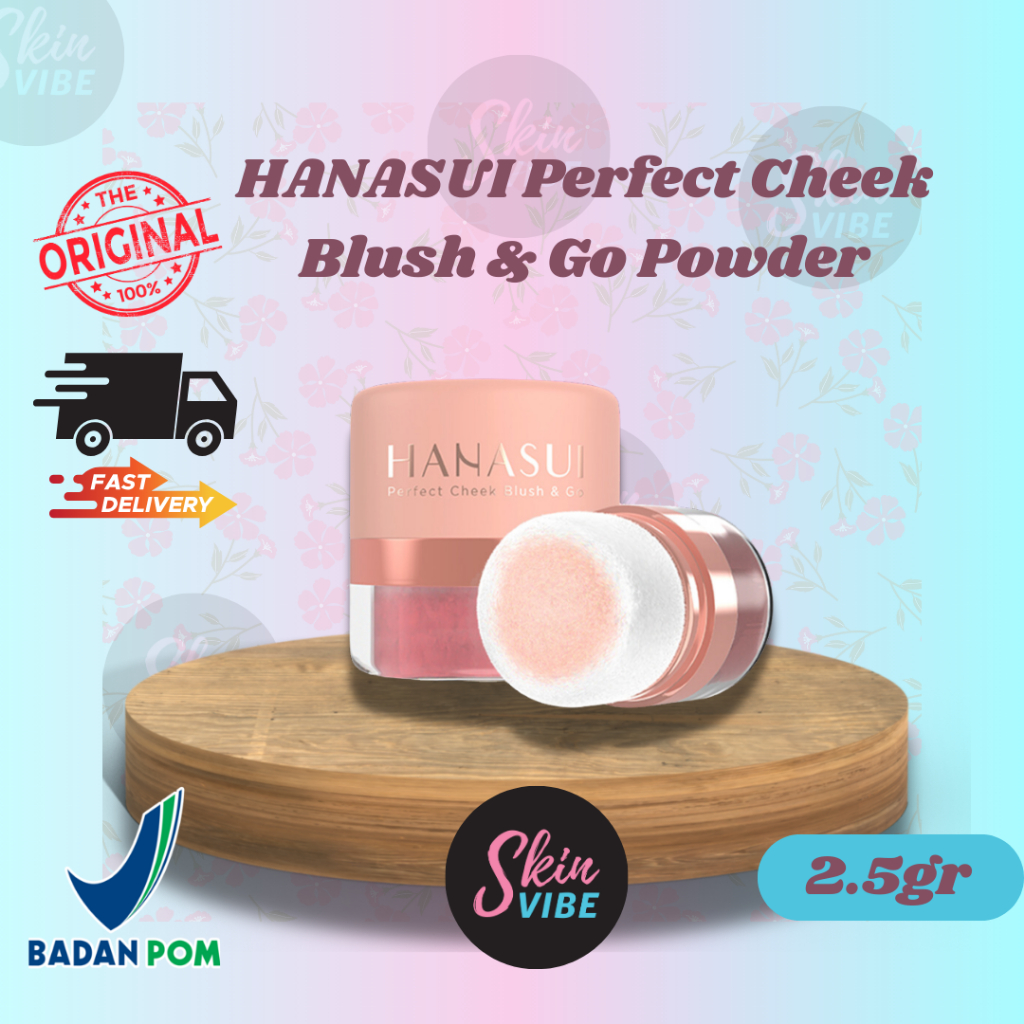 Jual [Skin Vibe Jambi] HANASUI - Perfect Cheek Blush & Go Powder ...