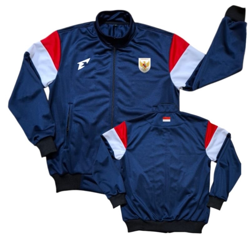 Jual jaket timnas tracktop terbaru logo garuda 2025 jaket olahraga big ...
