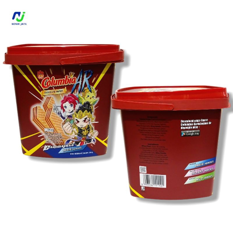 Jual Columbia Wafer AR Chocolate Wafer Kaleng Timba@300g - RAMADHAN ...