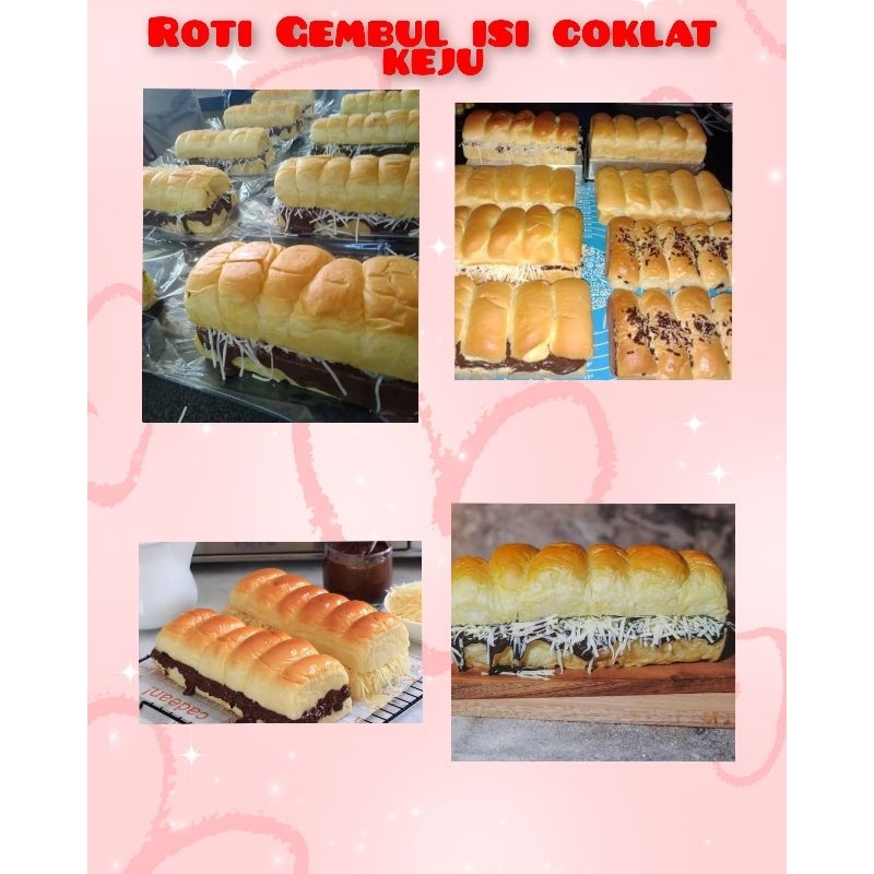 Jual Roti Gembul isi cokelat keju | Shopee Indonesia