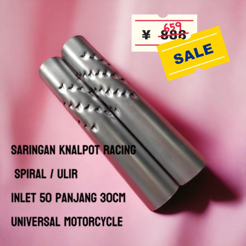 Jual Saringan Knalpot Racing SPIRAL / Ulir inlet 50 panjang 30cm ...