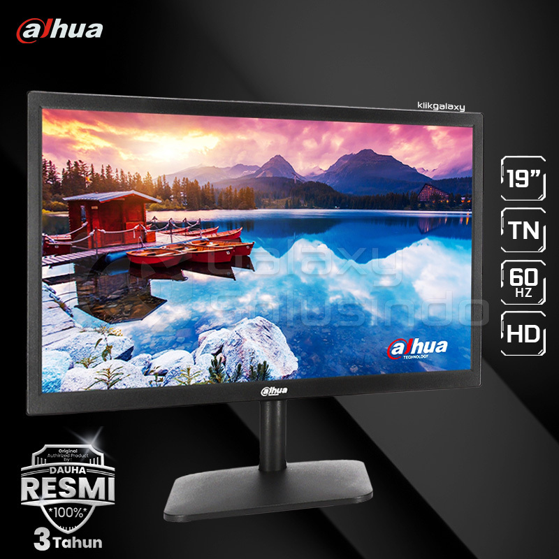 Jual DAHUA DHI-LM19-A202F 19 Inch HD TN 60Hz HDMI LED Monitor | Shopee Indonesia