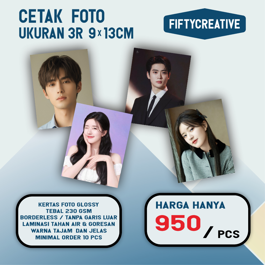 Jual CETAK FOTO UKURAN 3R BORDERLESS TANPA GARIS LUAR | Shopee Indonesia