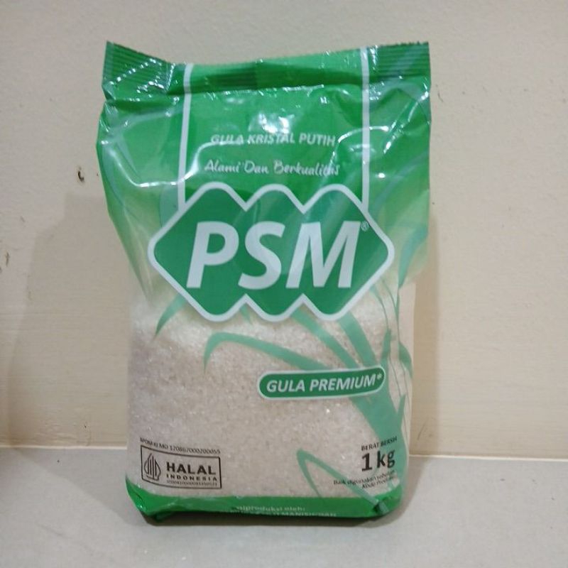 Jual Gula Kristal Putih PSM 1 Kg, Gula Premium PSM 1 Kg | Shopee Indonesia