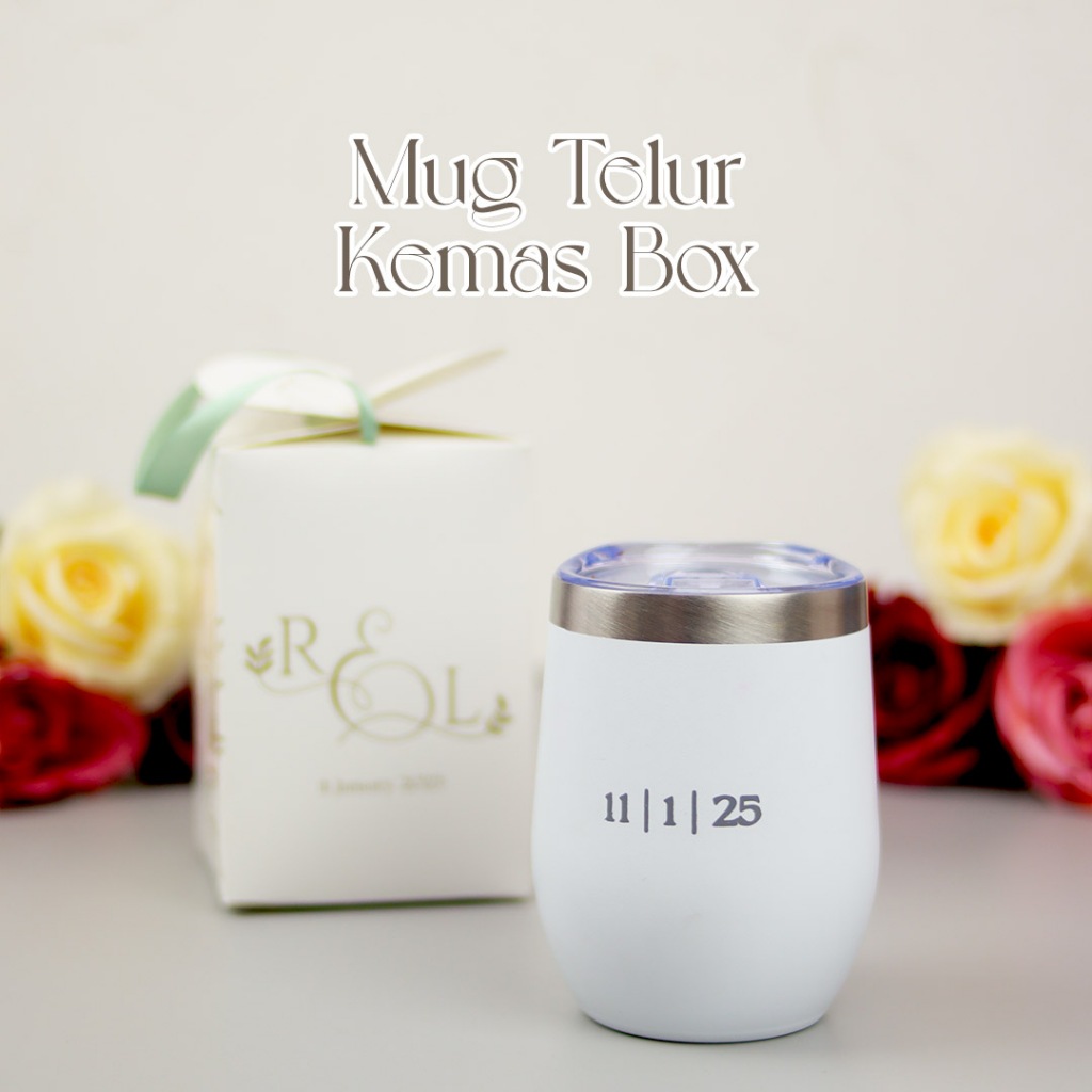 Jual Souvenir Mug Telur Kemas Box, Tumbler Telur Custom Sablon | Shopee ...