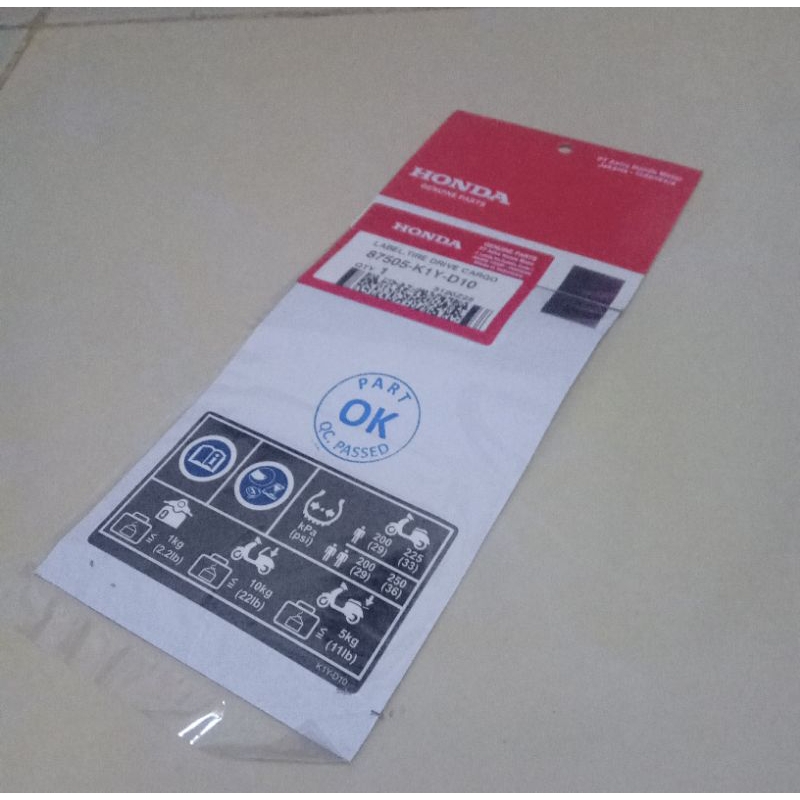 Jual sticker stiker logo label tulisan drive cargo bawah stang pcx 160 ...