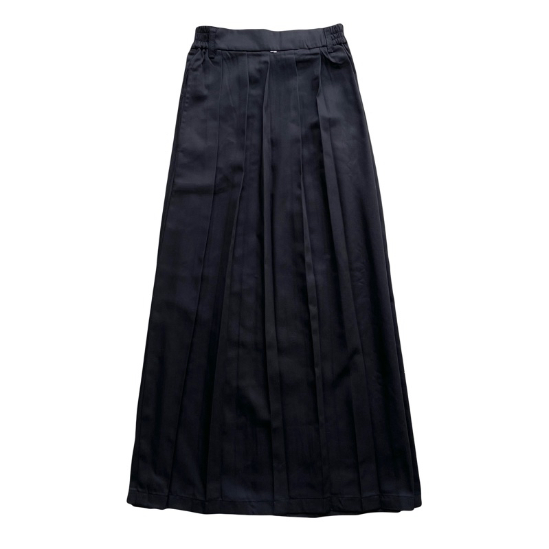Jual Seragam Sekolah Sanggar Ragam - Rok Rempel Panjang Hitam SD SMP SMA SMK / Guru Pinggang ...