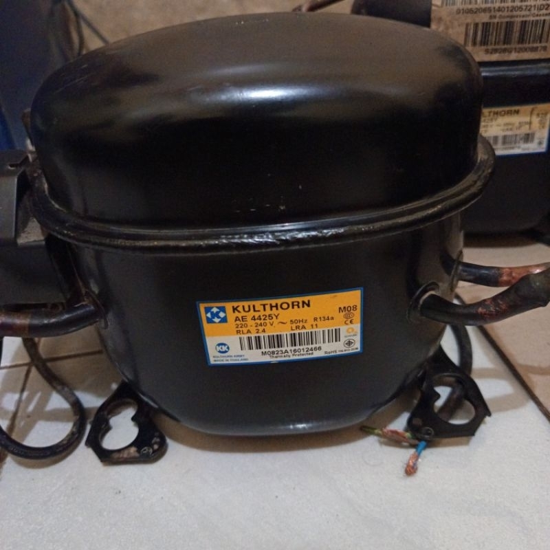 Jual KOMPRESOR MESIN KULKAS 2 PINTU DAN 1 PINTU ORIGINAL# COMPRESOR 1 ...