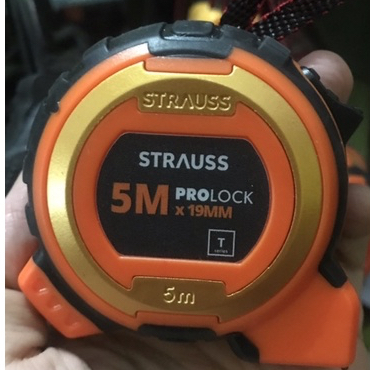 Jual Meteran Tukang 3M 5M dan 7M Strauss Robot Plat Putih // Rol Meter ...