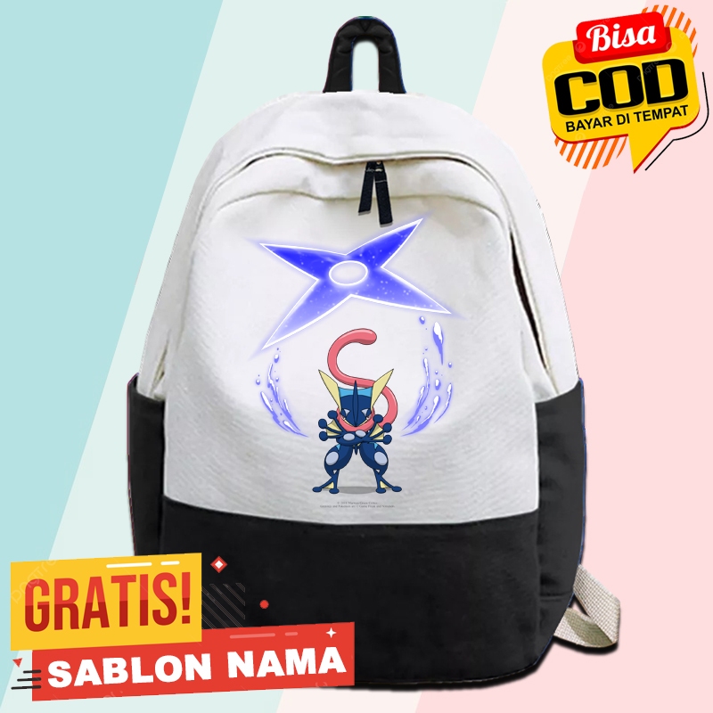 Jual Tas Ransel Anak Pokemon Greninja / Tas Gendong Anak Sekolah TK SD ...