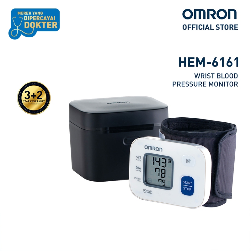 Jual Omron Wrist Blood Pressure Monitor HEM 6161 | Shopee Indonesia