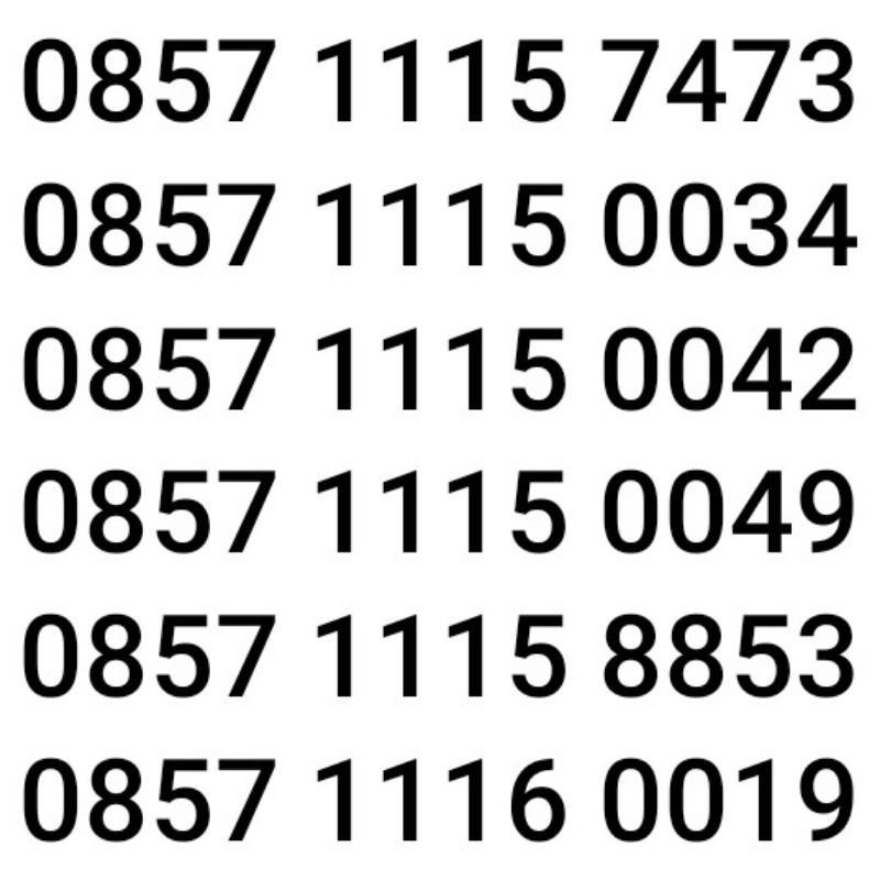 Jual Nomor Cantik Indosat IM3 Kartu Perdana Mentari 12 Digit BUKAN 11 ...