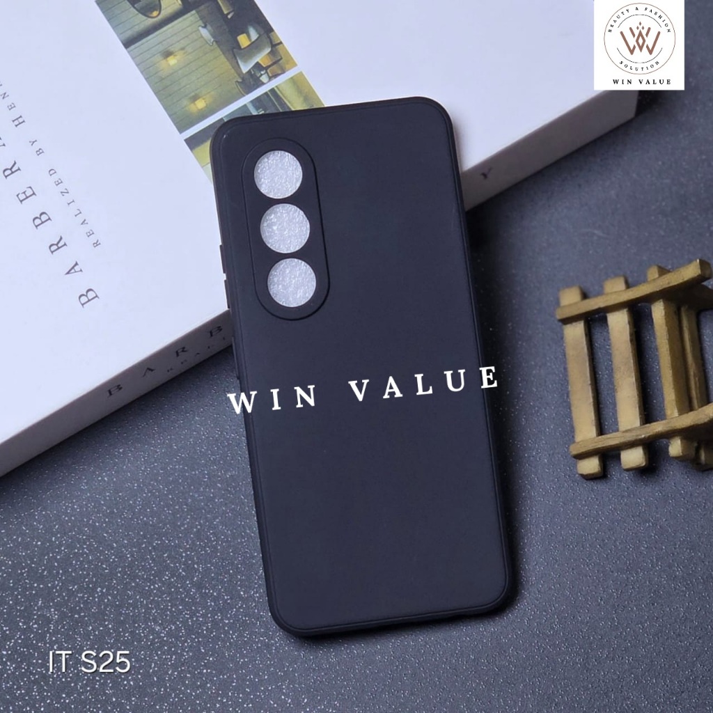 Jual Itel S25 Itel S25 Ultra Softcase Macaron Black Premium Case Itel ...