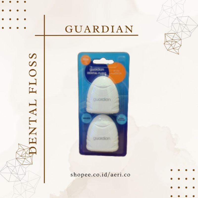Jual Guardian Dental Floss With Fluoride 50m isi 2pcs | Shopee Indonesia
