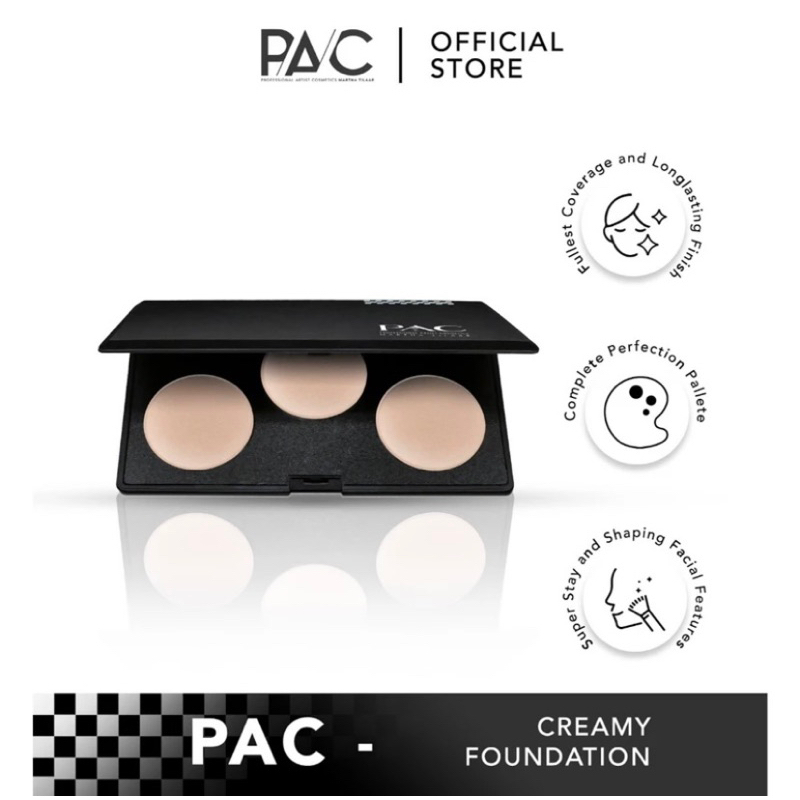 Jual PAC Creamy Foundation Palette | Shopee Indonesia