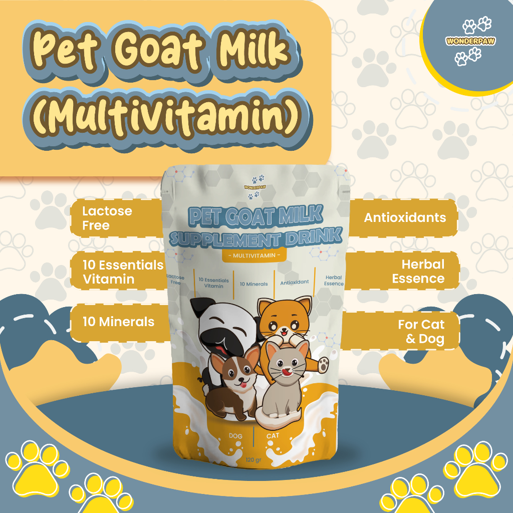 Jual Pet Goat Milk with Multivitamin - Susu Kambing Bubuk Kucing ...