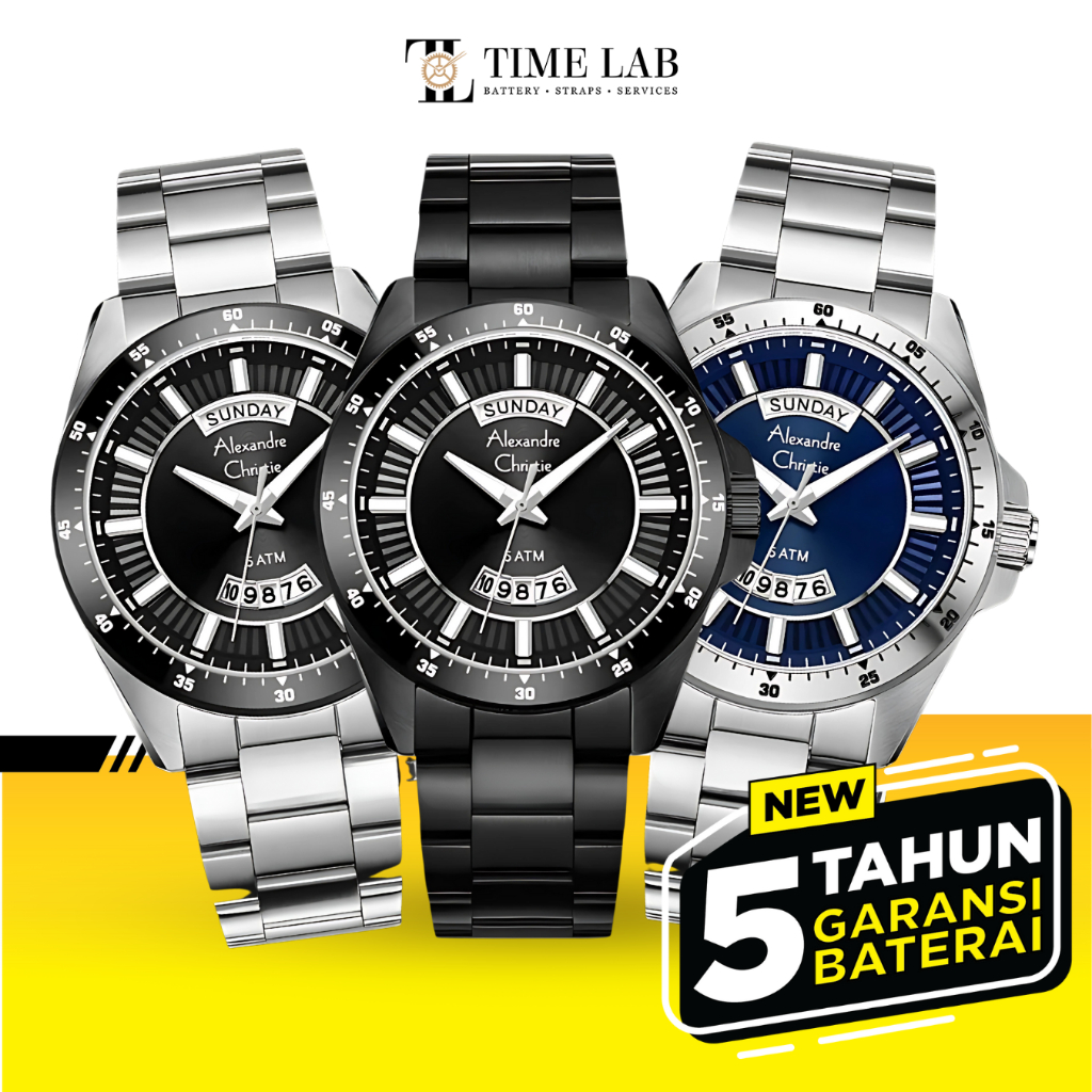 Jual JAM TANGAN ALEXANDRE CHRISTIE AC 6678 / AC6678 / AC6678ME PRIA ...