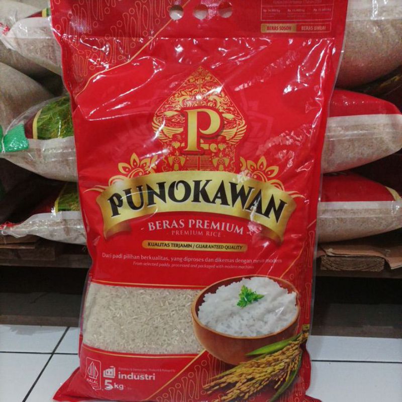 Jual BERAS PREMIUM Punokawan 5 Kg | Shopee Indonesia