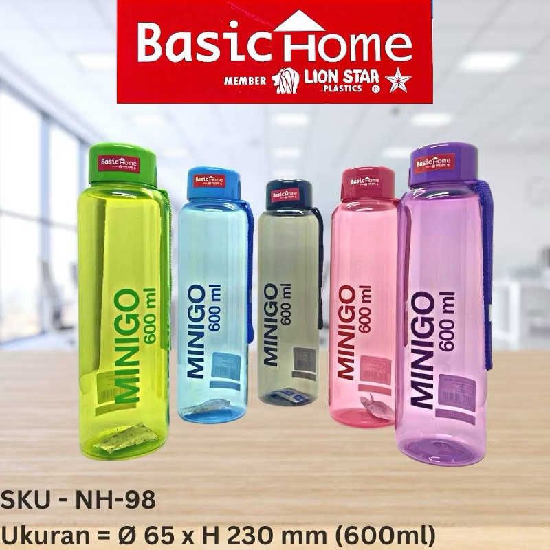 Jual Botol Air Minum Tali Minigo Basic Home Lion Star 400ml 600ml ...
