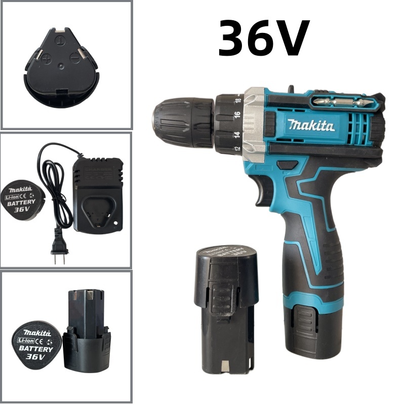 Jual 2 Buah Baterai 48V Bor Baterai+Charger Cordless Makita For Lithium ...