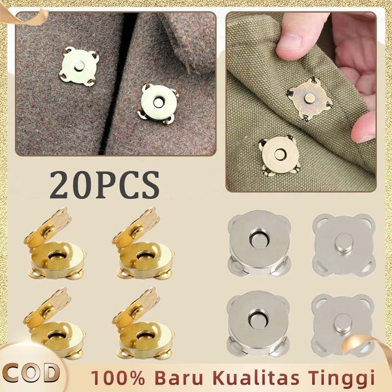 Jual 10 Pair Kancing Tas Magnet Magnet Tas Jahit Kancing Magnet Untuk ...