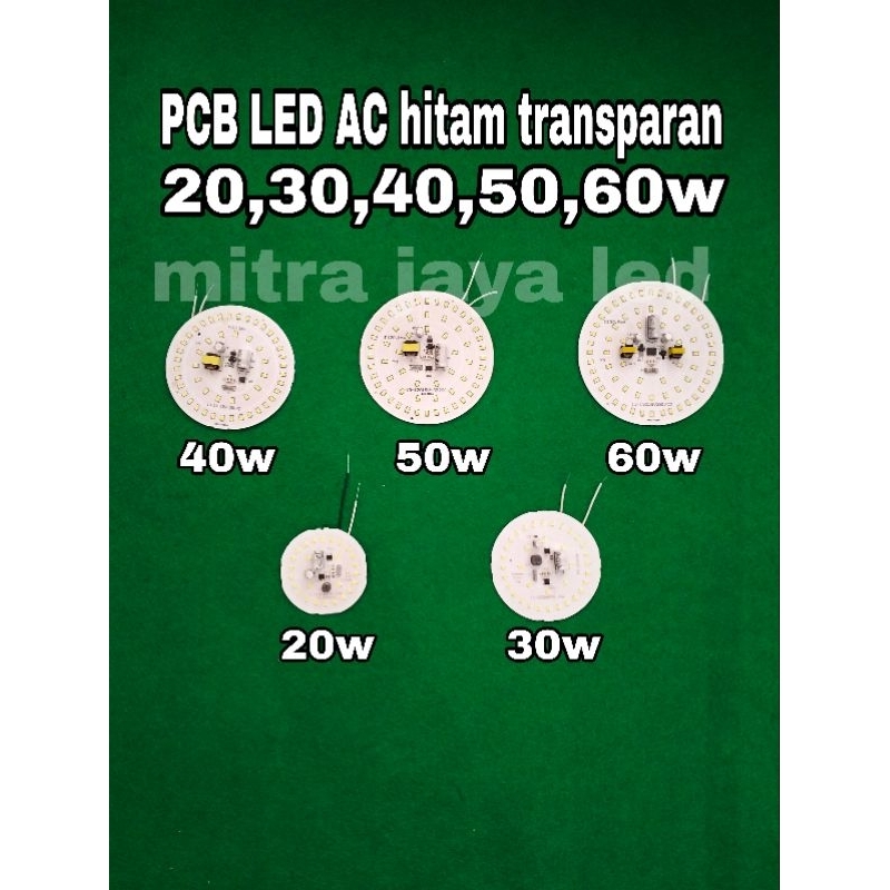Jual PCB LED AC hitam transparan | Shopee Indonesia