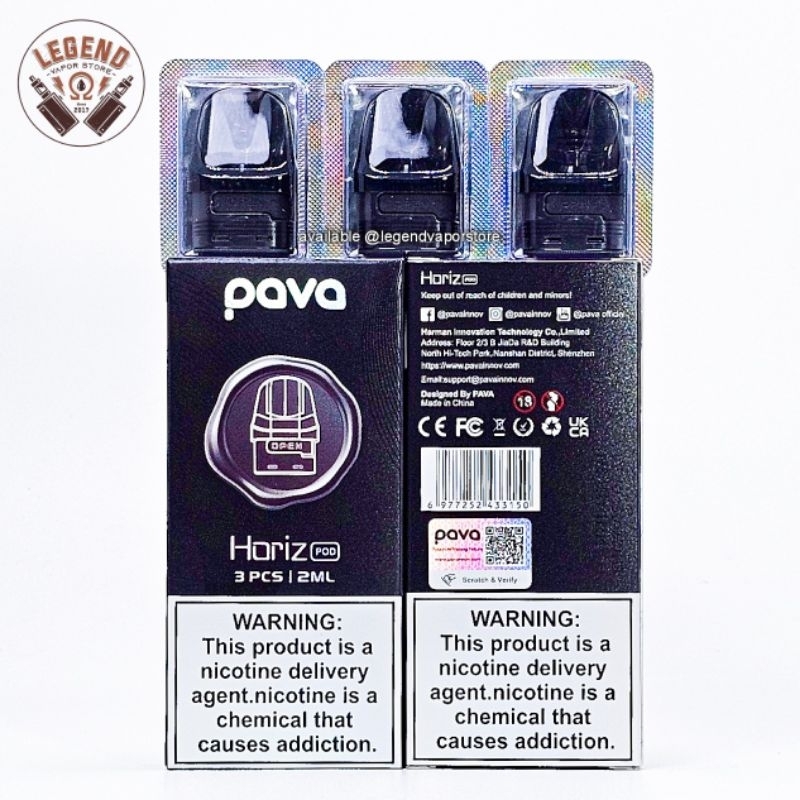 Jual CARTRIDGE PAVA HORIZ POD 0.4 0.6 0.8 OHM AUTHENTIC HARGA SATUAN ...