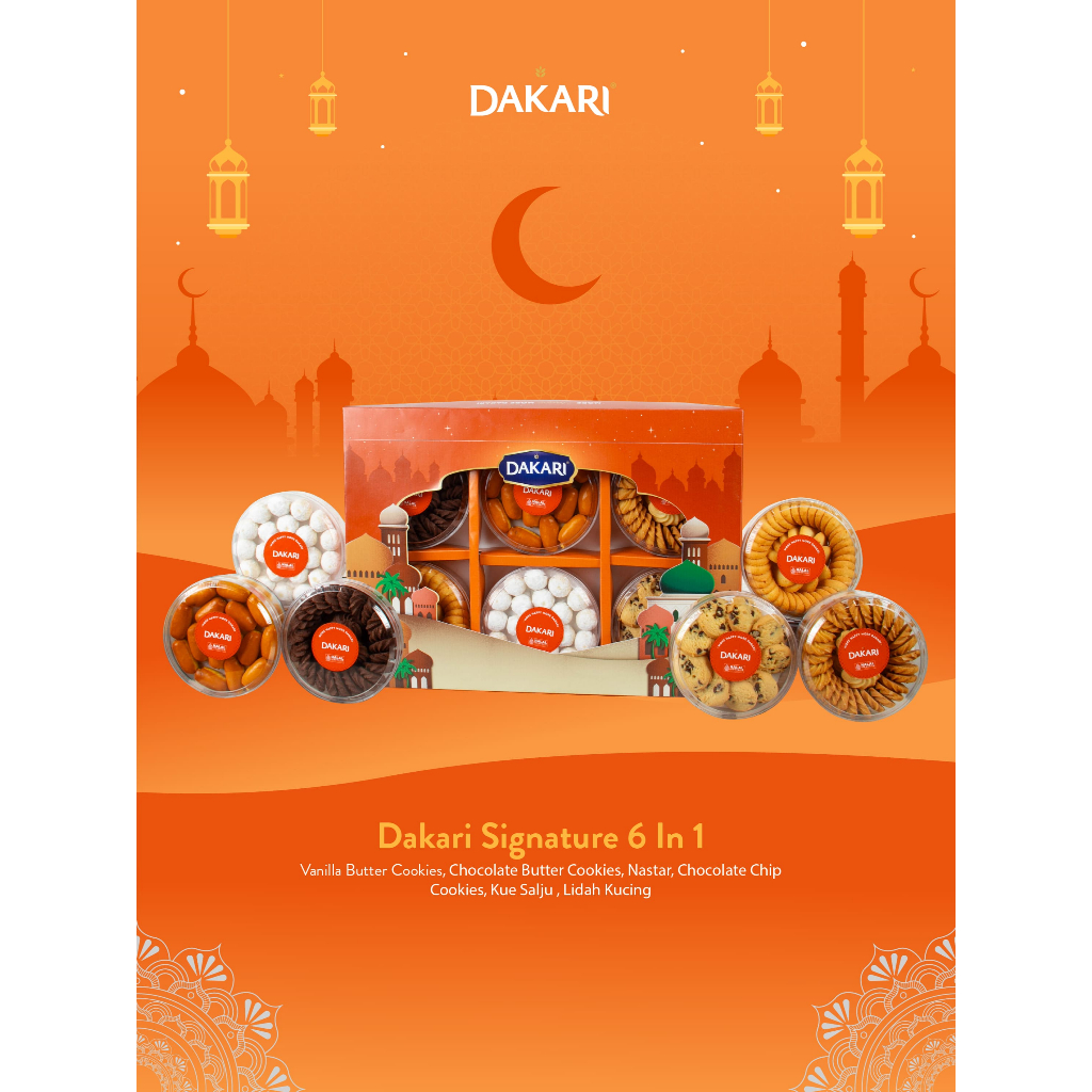 Jual Dakari Signature Cookies - Hampers Lebaran | Shopee Indonesia