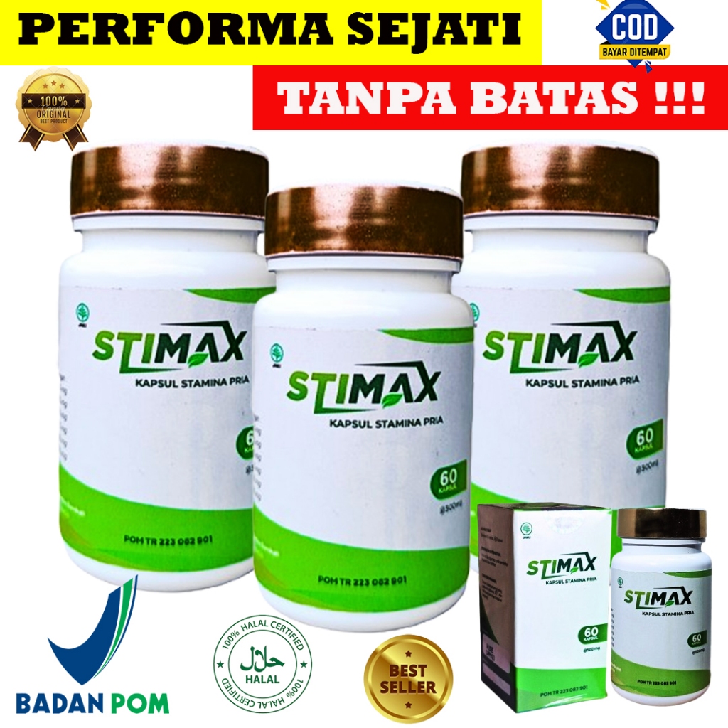 Jual STIMAX ASLI 100% ORIGINAL OBAT HERBAL SUPLEMEN STAMINA PRIA DAM ...