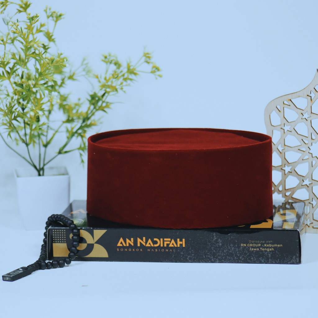 Jual promo !! songkok peci merah marun betawi si pitung tinggi Normal ...
