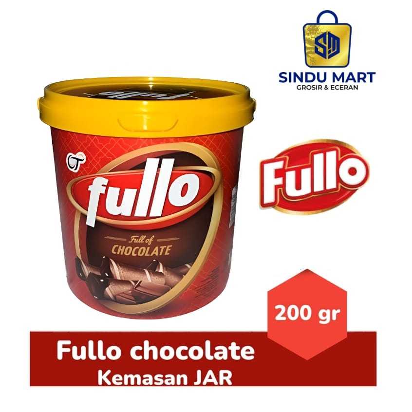 Jual Fullo full of roll Chocolate kemasan ember / jar 200 gram murah ...