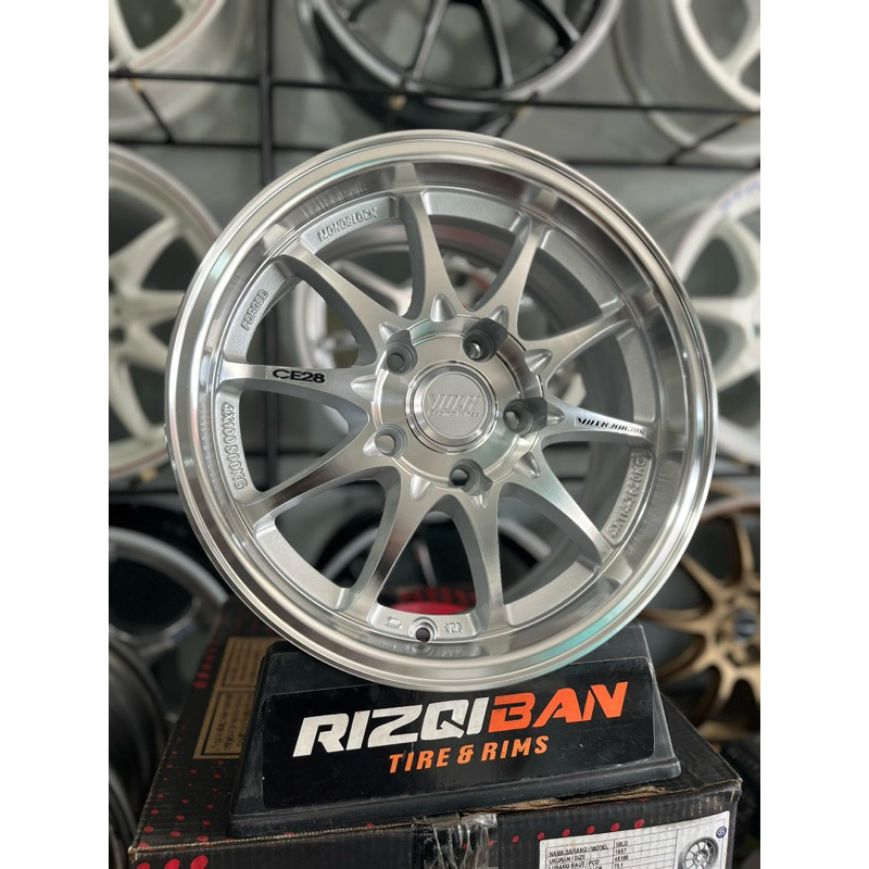Jual velg ce28 r15 full polish pcd 5x114 kondisi baru | Shopee Indonesia
