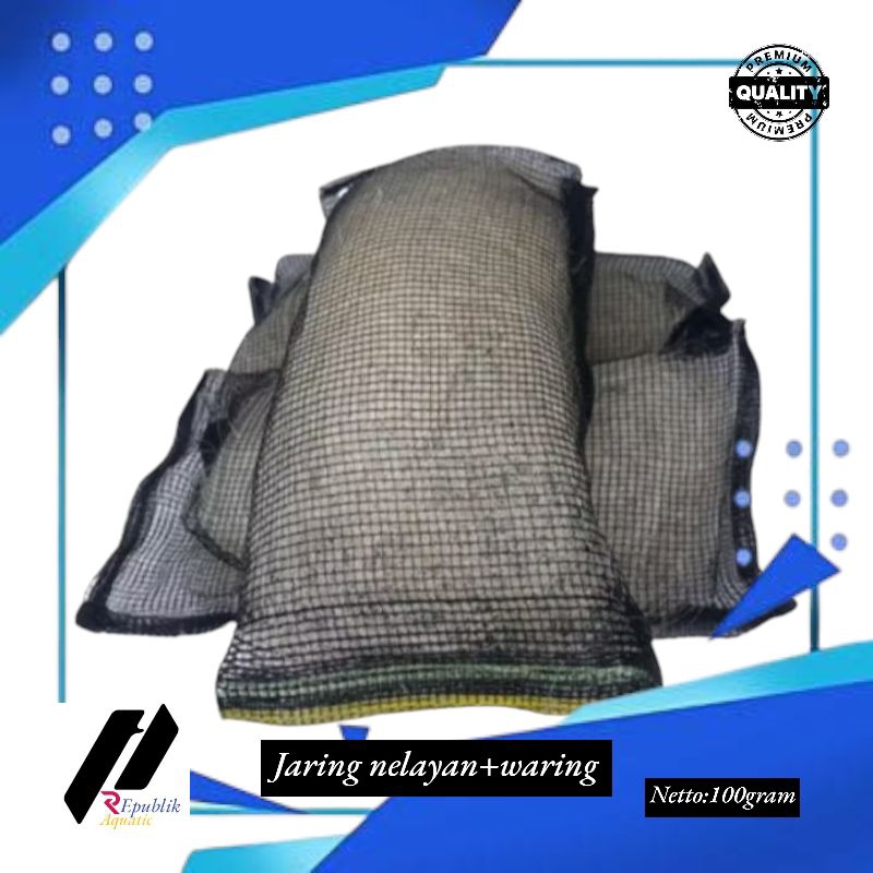 Jual Jaring nelayan + waring / jaring nelayan / jaring nelayan 100 gram ...