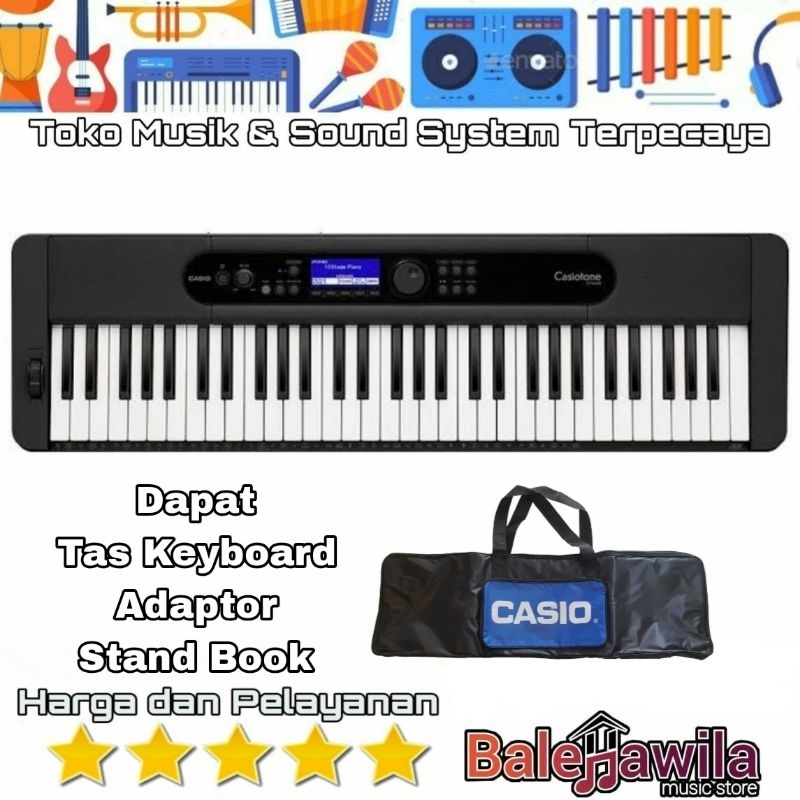 Jual New Keyboard Casiotone CASIO CTS400 CTS 400 CT-S400 ORIGINAL ...