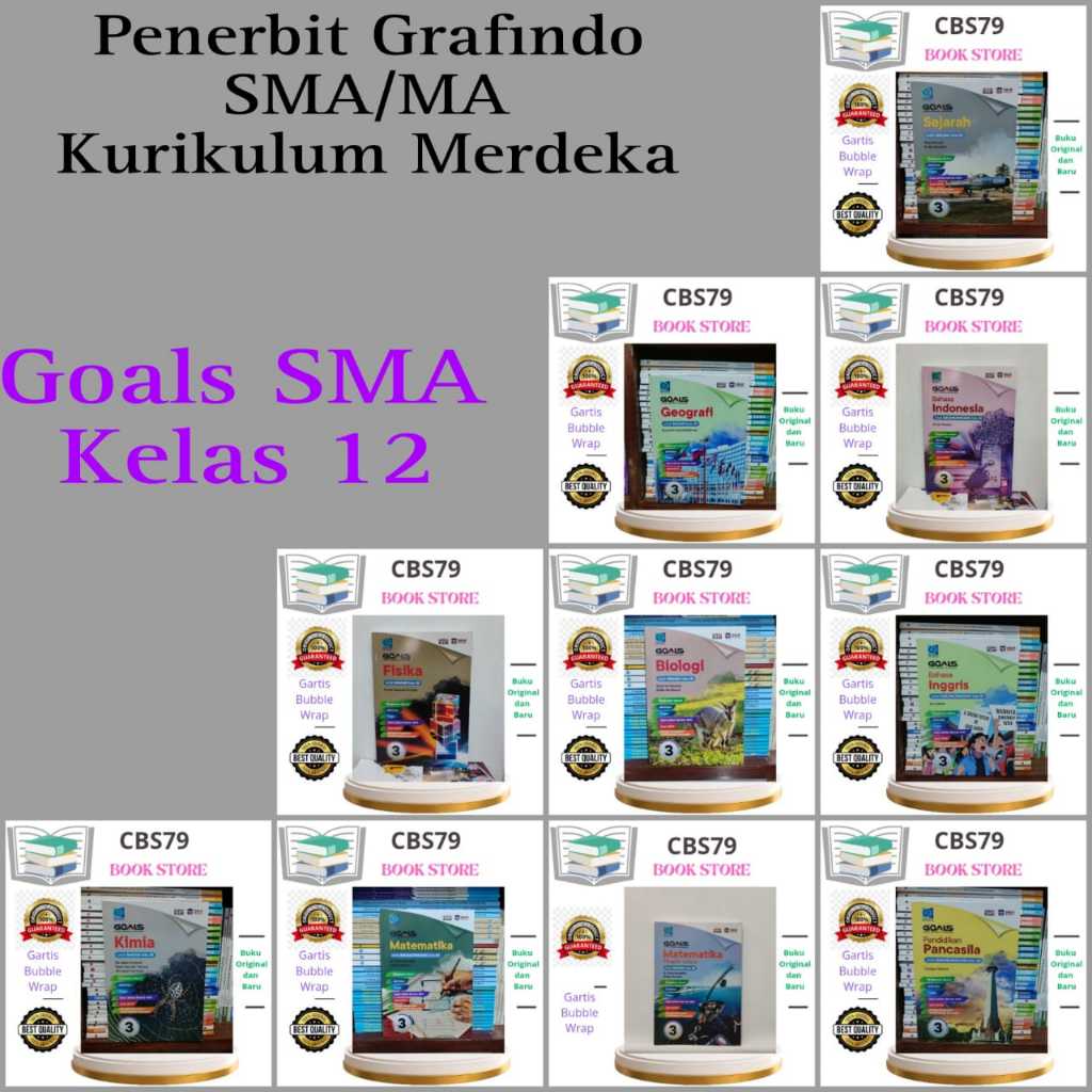 Jual Buku Paket Goals Kelas 3,12/ XII SMA/MA Kurikulum Merdeka Grafindo | Shopee Indonesia